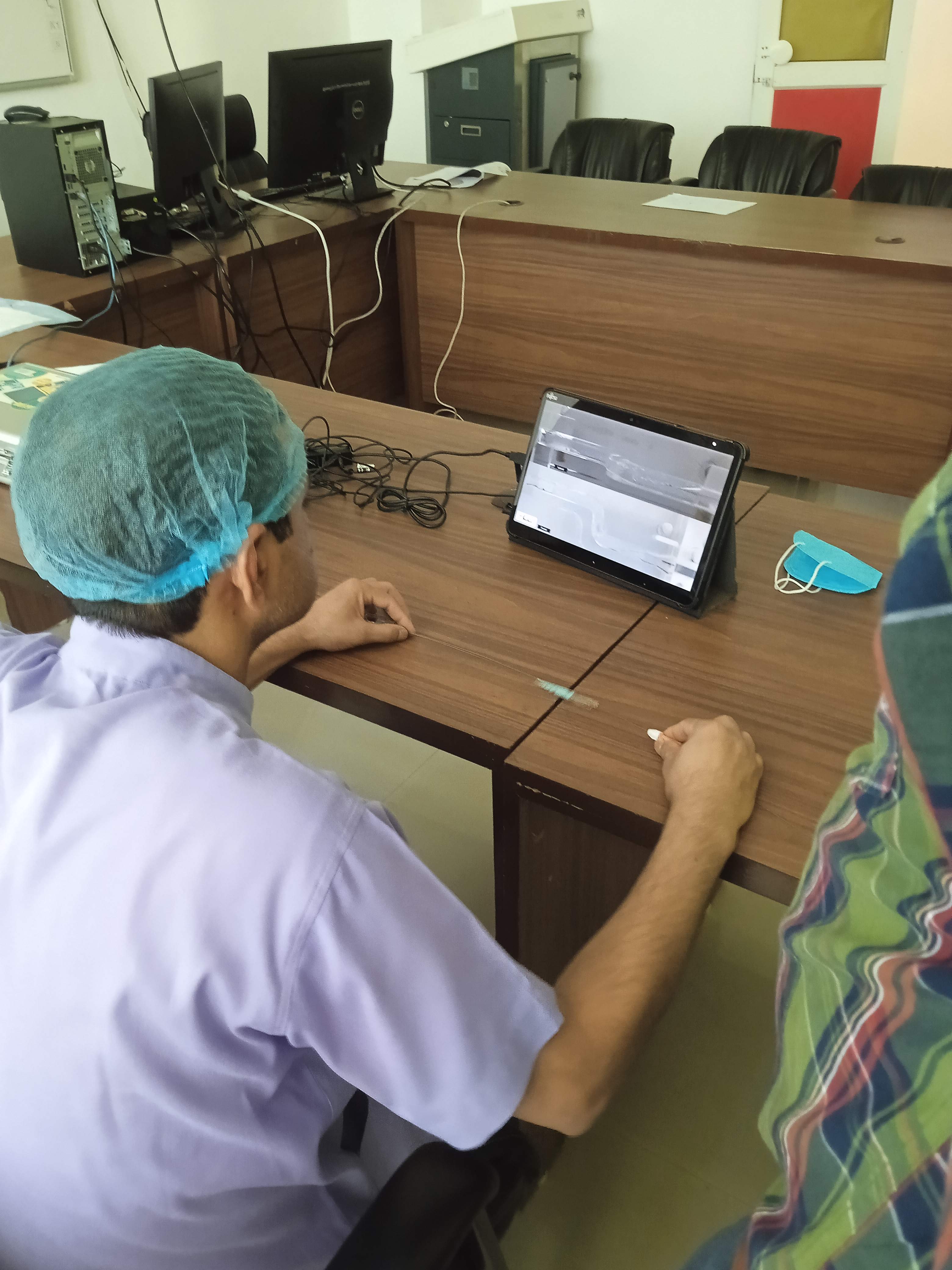 Demonstration of Asahi Intecc Gaia wires at AIIMS Rishikesh with ETOSS model on 31st Oct 23 ...