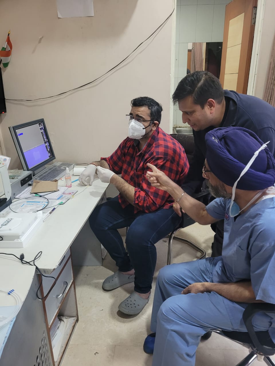 ETOSS demonstration at Kalra Hospital, New Delhi on 16 Dec 24 to show ...